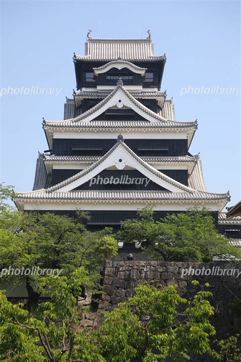 熊本城 天守閣 写真素材 7154033 フォトライブラリー photolibrary