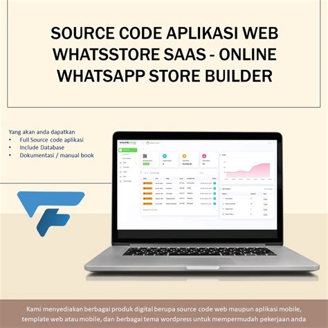 Jual Source Code Aplikasi Web Whatsstore Saas Online Whatsapp Store