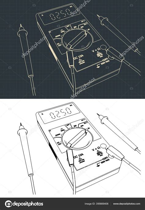 Digital Multimeter Sketch