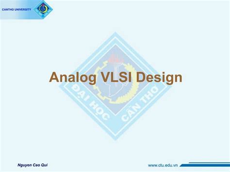 analog vlsi ppt