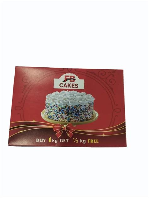 Cardboard Cake Box At Rs 9 Piece Cake Box In Chennai Id 24011085948