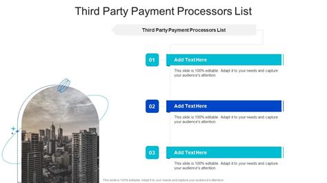 Third Party Payment Processors List In Powerpoint And Google Slides Cpb PPT Example