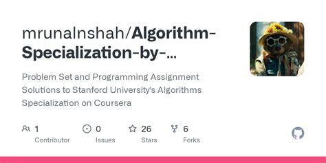 Github Mrunalnshahalgorithm Specialization By Stanford Problem Set