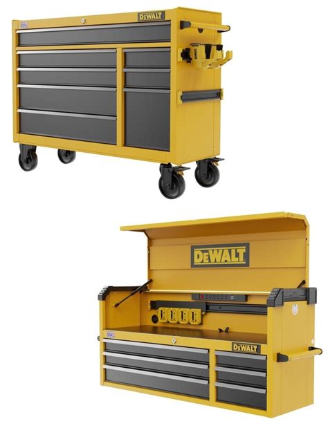 Dewalt 52 Inch 8 Drawer Rolling Tool Cabinet And 6 Drawer Tool Chest