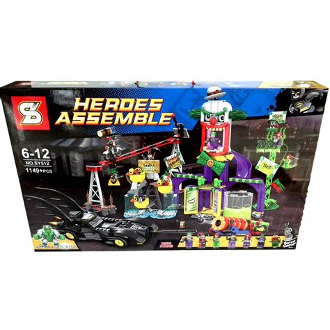 Jual Lego Sy Heroes Assemble Batman Jokerland Shopee Indonesia