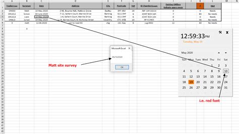 Excel Sync Calendar Form With Date Value In The Cell Stack Overflow
