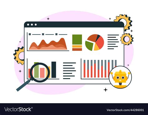 Data Extraction Concept Royalty Free Vector Image