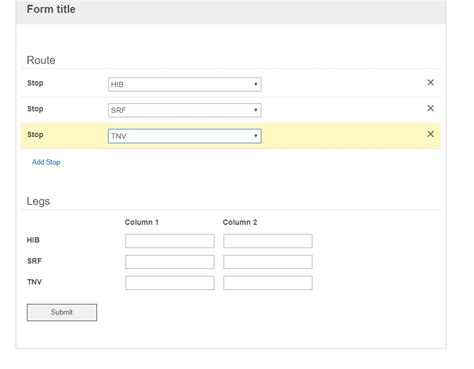 display table rows based on collection field values laserfiche answers