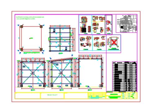 Steel Engine Shed Supporting Steel Structure Design Experience In Dwg 2 28 Mb Cad Library