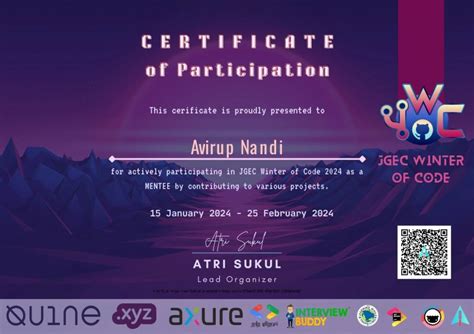 Avirup Nandi On Linkedin Jwoc2024 Iloveopensource