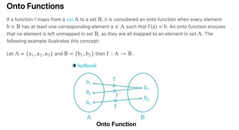 One To One And Onto Functions Meaning Differences And Examples