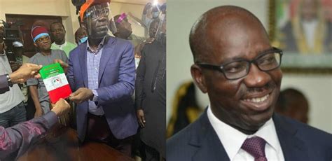Edo State Governor Godwin Obaseki Formerly Joins Pdp