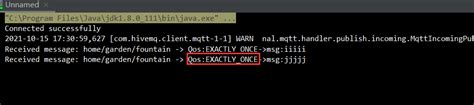 Mqttapplicationmessagereceived Qos Is Always 0 Java Client Demo Is Normal · Issue 1262