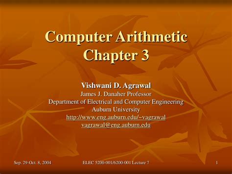 ppt computer arithmetic chapter 3 powerpoint presentation free