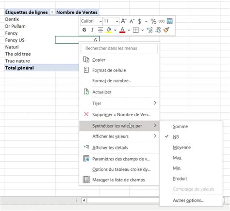 Créer Un Tableau Croisé Dynamique