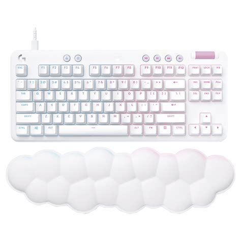 Logitech G713 Wired Ten Keyless Mechanical Gaming Keyboard White Linear Switch T Go Click On