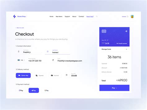 Ecommerce Website Checkout Page By Duxica On Dribbble