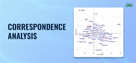 What Is Correspondence Analysis Geeksforgeeks
