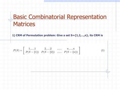 Ppt Error Correction Coding Using Combinatorial Representation