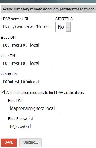 Authentication Credential For Ldap Support Nethserver Community