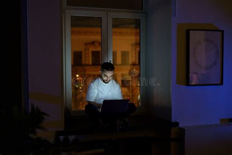 Web Developer Coding Computer Language Stock Image Image Of African