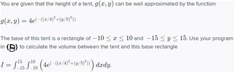 Solved Integration Using Matlab B Matlab Write The