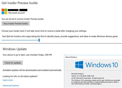 windows update not downloading preview builds solved windows 10 forums