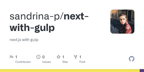 github sandrina p next with gulp next js with gulp