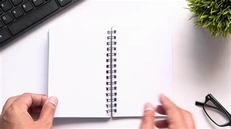 Animated Notebook Stock Video Footage For Free Download