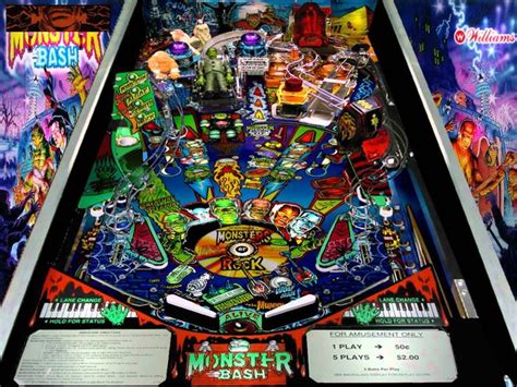 Monster Bash Williams July 1998 Gameplay Pinball Wizard Pinball
