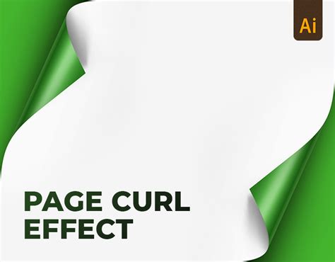 Page Curl Vector Design In Adobe Illustrator On Behance