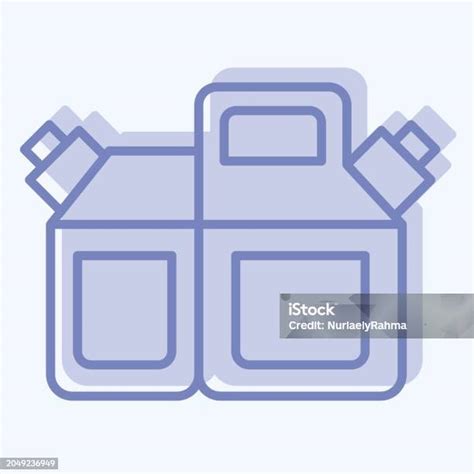 아이콘 연료 탱크 차고 기호와 관련이 있습니다 투톤 스타일 심플한 디자인 편집 가능 간단한 일러스트레이션 가솔린에 대한 스톡 벡터 아트 및 기타 이미지 Istock