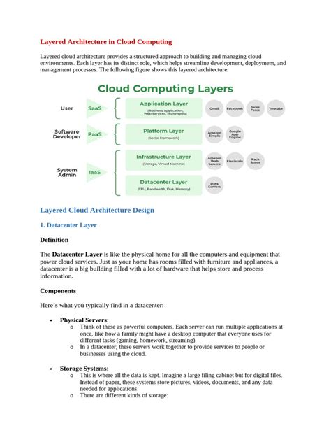 Layered Architecture In Cloud Computing Pdf
