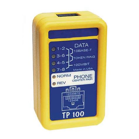 网络测试仪 Tp100 Seeit 电压 极性 电缆