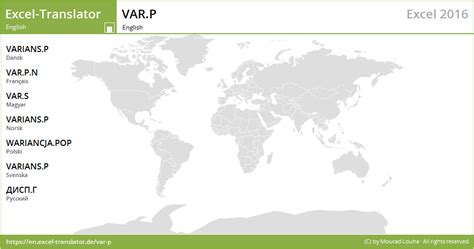 Var P Excel Translator
