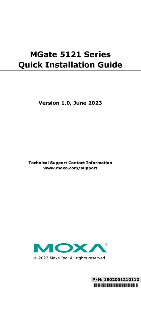 MOXA TECHNOLOGIES MGATE SERIES QUICK INSTALLATION MANUAL Pdf Download ManualsLib