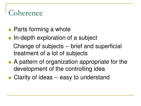Ppt Revising Your Paragraph Achieving Coherence And Continuity