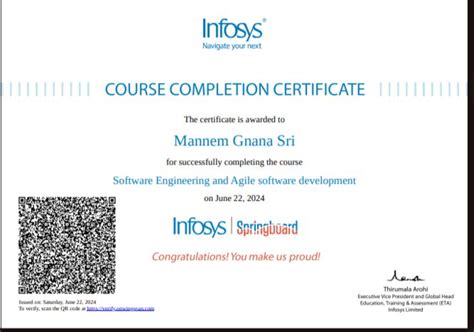 Gnana Sri Mannem On Linkedin Infosysspringboard Softwareengineering