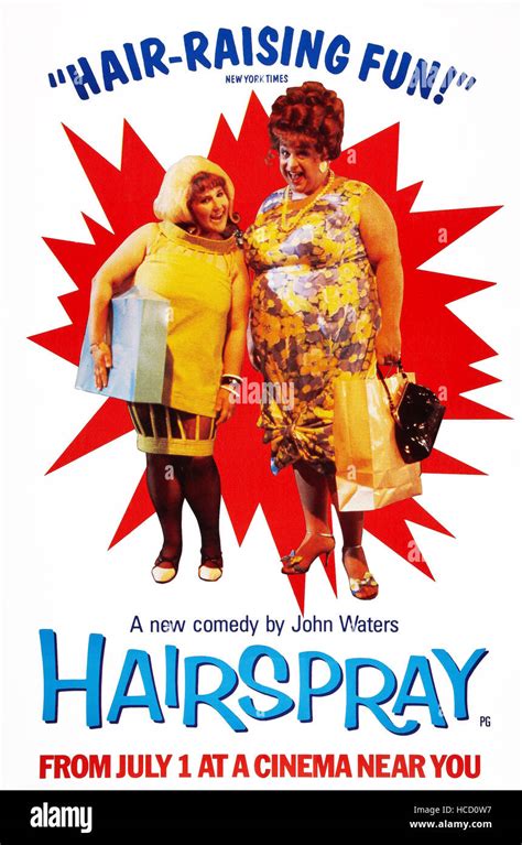 Hairspray Us Advance Poster Art From Left Ricki Lake Divine 1988
