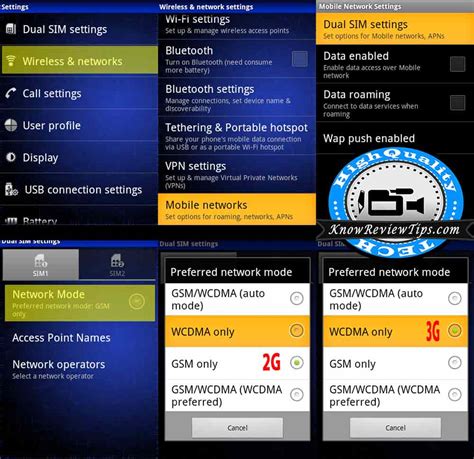 HOW To Switch Change G To G G LTE Only Network Mode In Android Phone