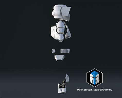 Scout Trooper Armor And Blaster 3d Print Files Galactic Armory