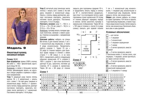 Летняя кофточка спицами схема и описание