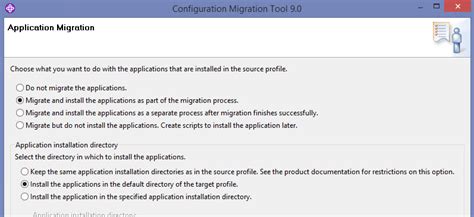 Using The Websphere 9 Migration Tool With Maximo 760x