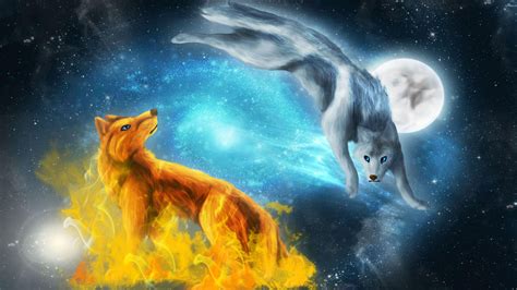 Hình Nền Sói Lửa Tuyệt đẹp