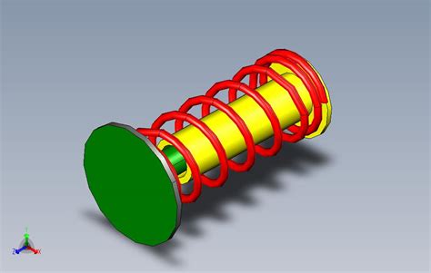减震器弹簧减震器弧形减震器 Catia 模型图纸免费下载 懒石网