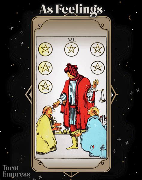 6 Of Pentacles As Feelings Reversed And Upright How Someone Feels About