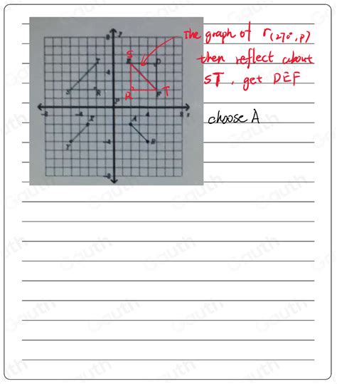 Solved Use The Figures Below Write A Sequence Of Rigid Motions That