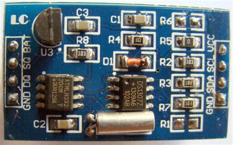 DS RTC AT C EEPROM DS B Temperature Sensor I C Module Hacktronics