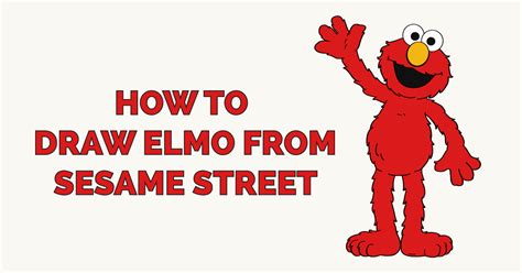 How To Draw Elmo From Sesame Street Really Easy Drawing Tutorial Images And Photos Finder