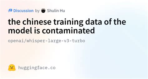 Openaiwhisper Large V3 Turbo · The Chinese Training Data Of The Model
